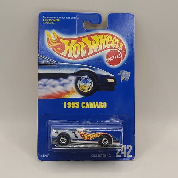Hot Wheels | Toys | Hot Wheels Blue Card 242 993 Camaro Enamel Blue Moc ...